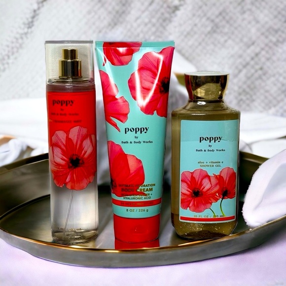 Bath & Body Works | Bath & Body | Bath Body Works Poppy Gift Set Floral ...
